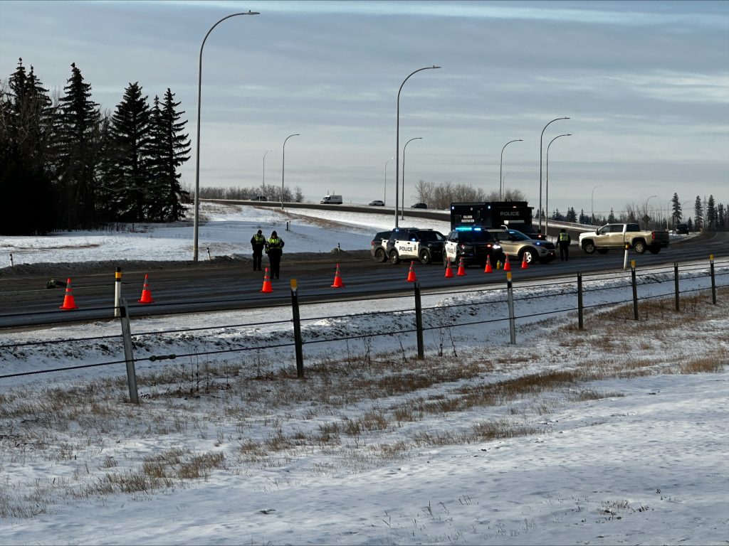 Serious collision closes lanes of Edmonton's ring road