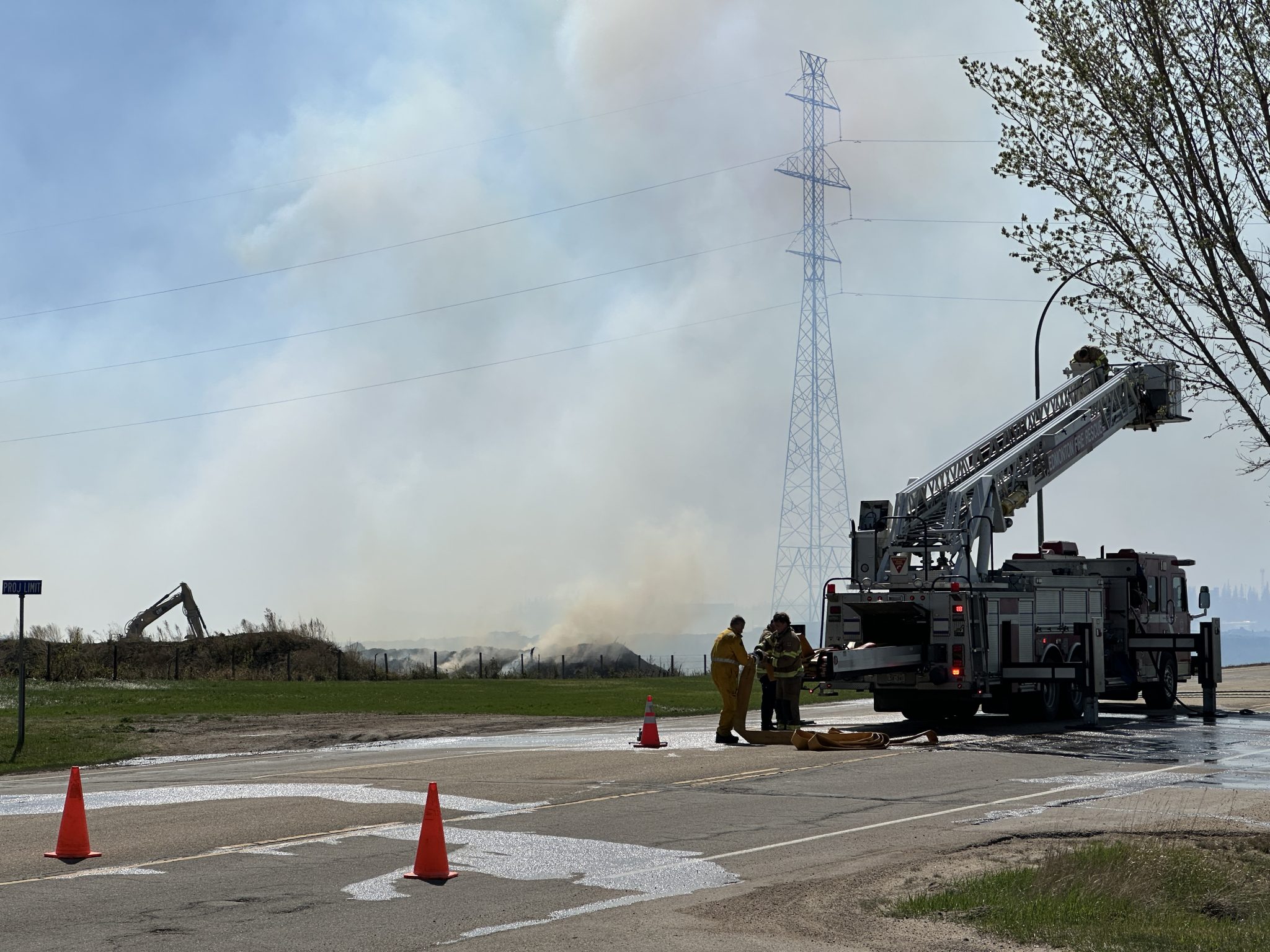 ‘Human activity’ started west Edmonton grass fire