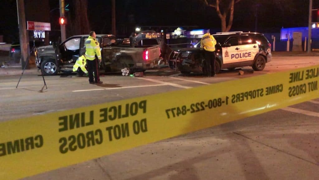 Dangerous police chase in North Edmonton ends with arrest, multiple ...