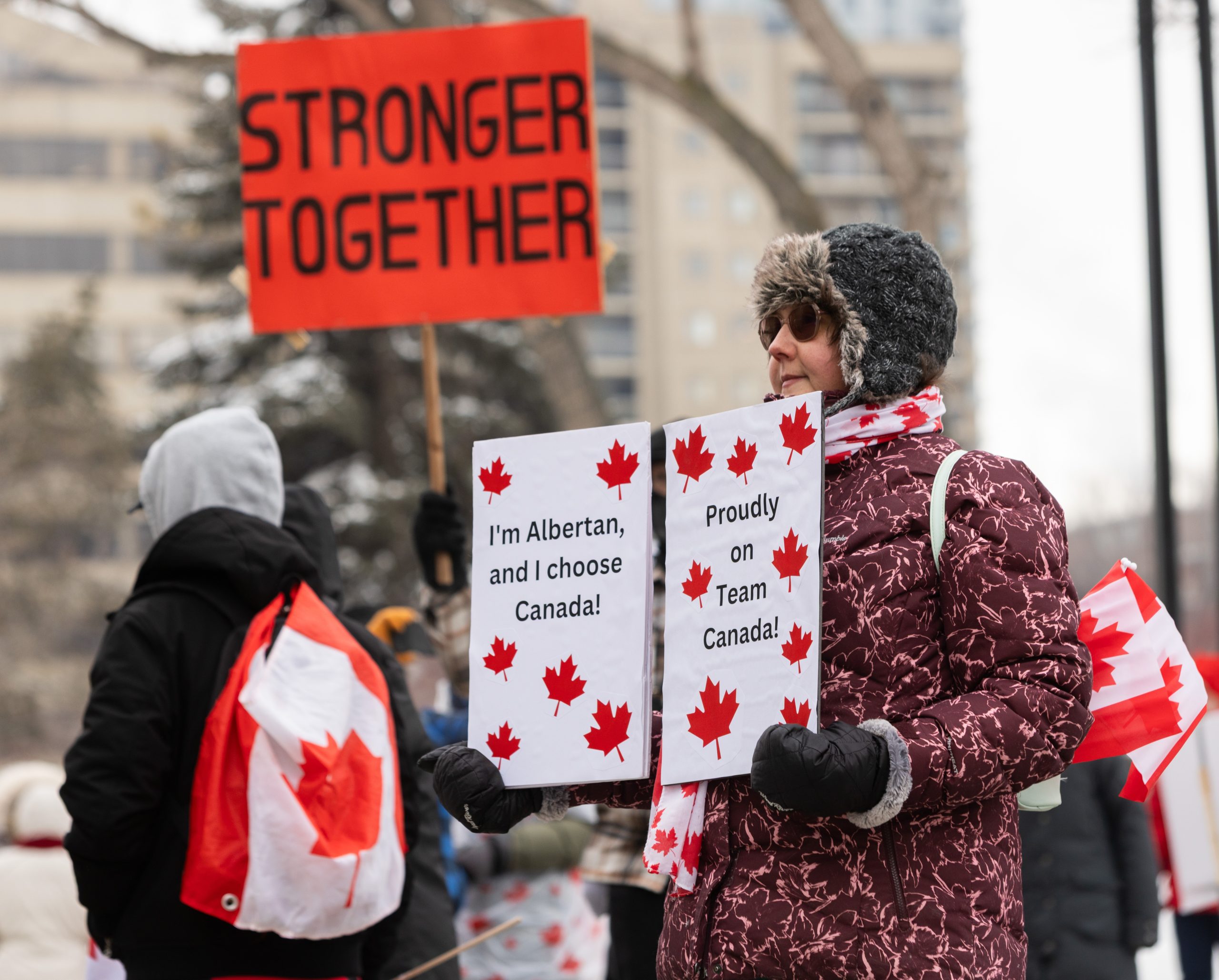 Albertans react to looming referendum during weekend rally, call-in ...