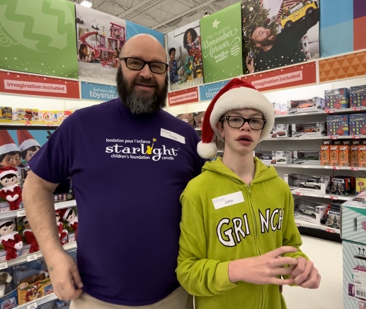 Christmas shopping spree for Edmonton sick kids