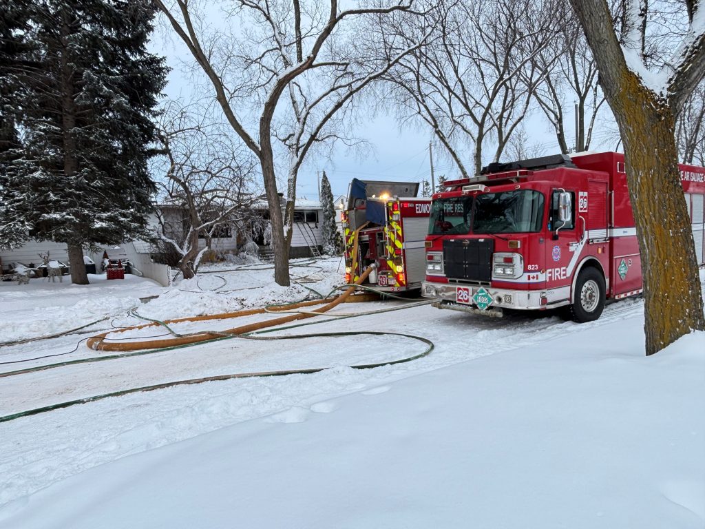One person dead in residential fire in Edmonton