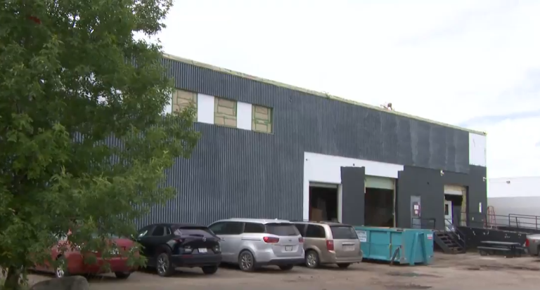 Homeless shelter opening in Edmonton industrial area