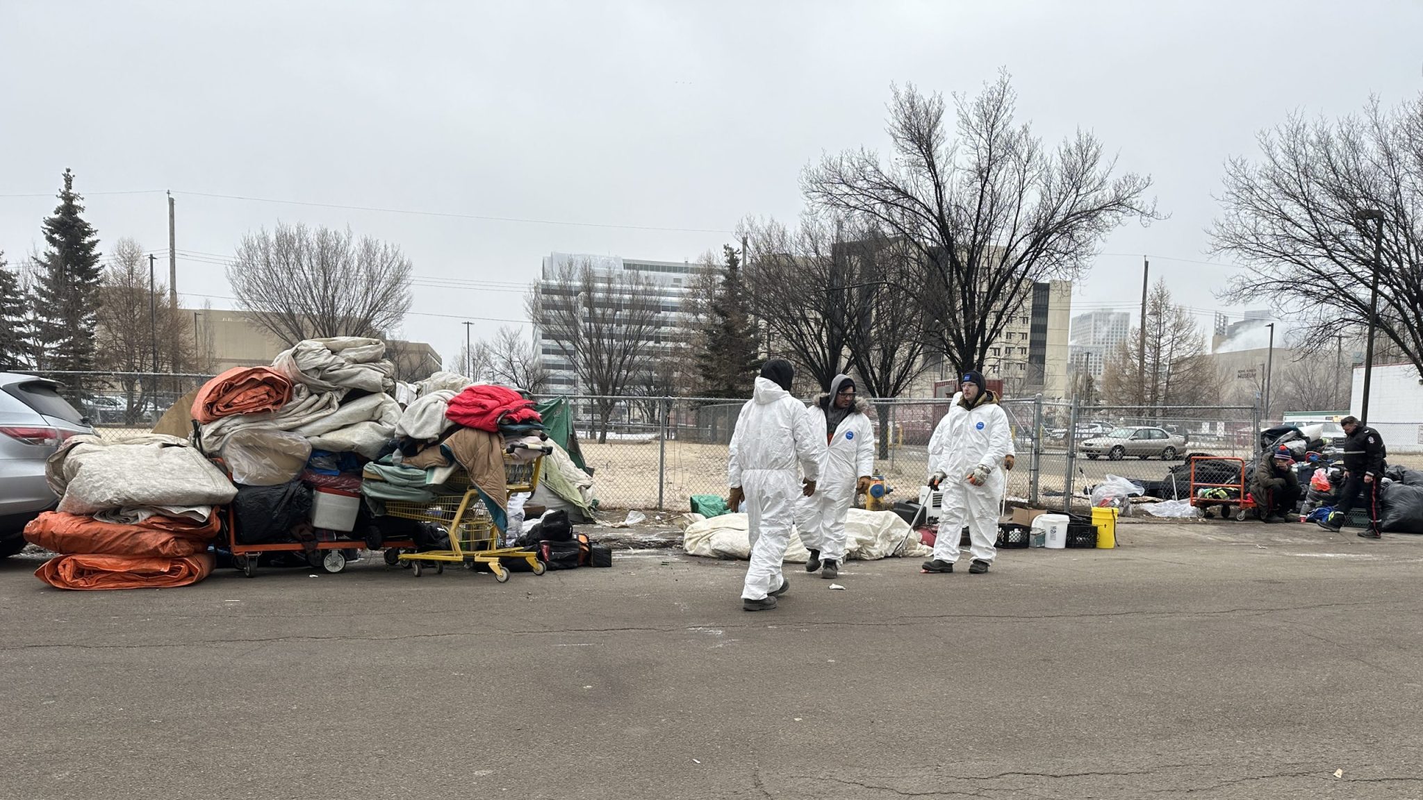 Edmonton homeless camp reappears days after being dismantled | CityNews ...