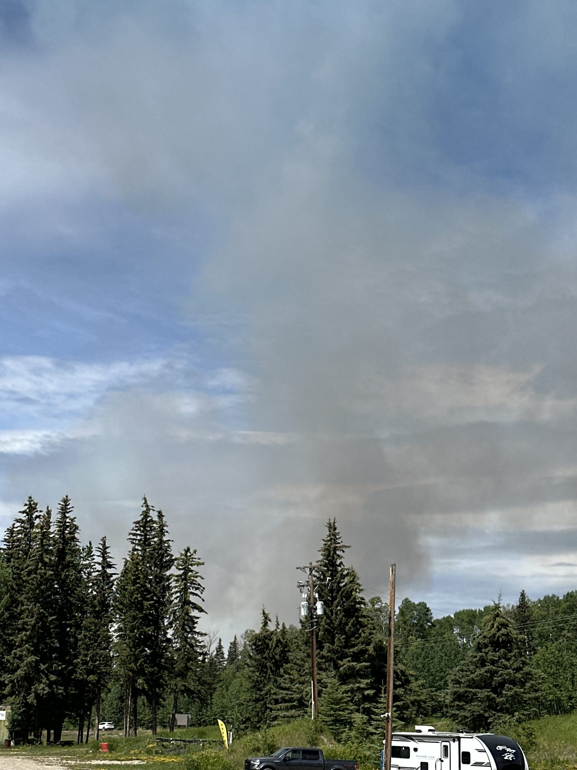 Out of control wildfire confirmed just west of Edson - CityNews Edmonton