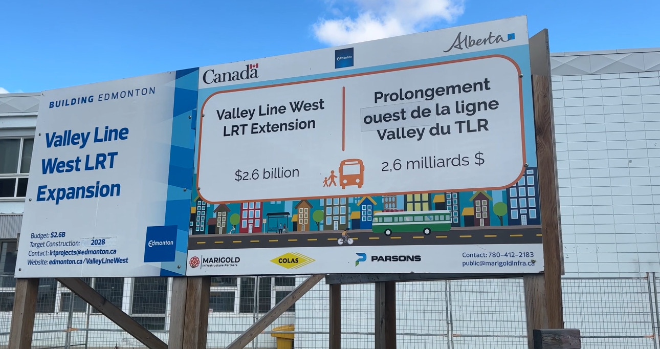 Construction milestone reached on Valley West LRT