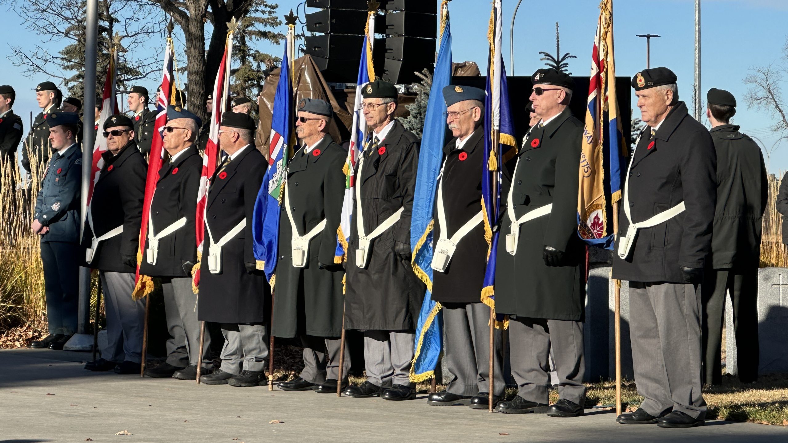No Stone Left Alone veteran memorial ceremony in Edmonton