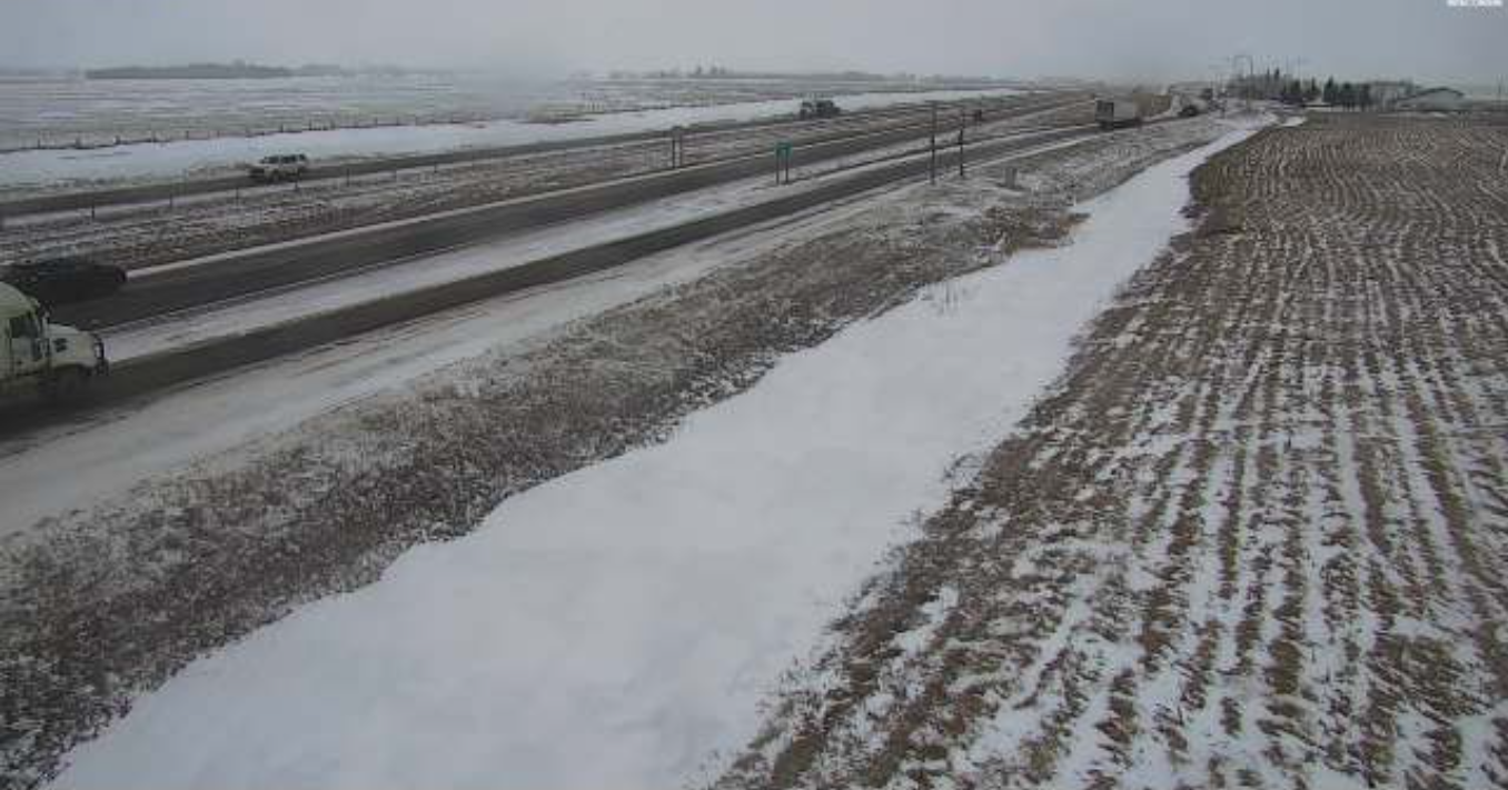 RCMP issue warning due to poor driving conditions near Leduc