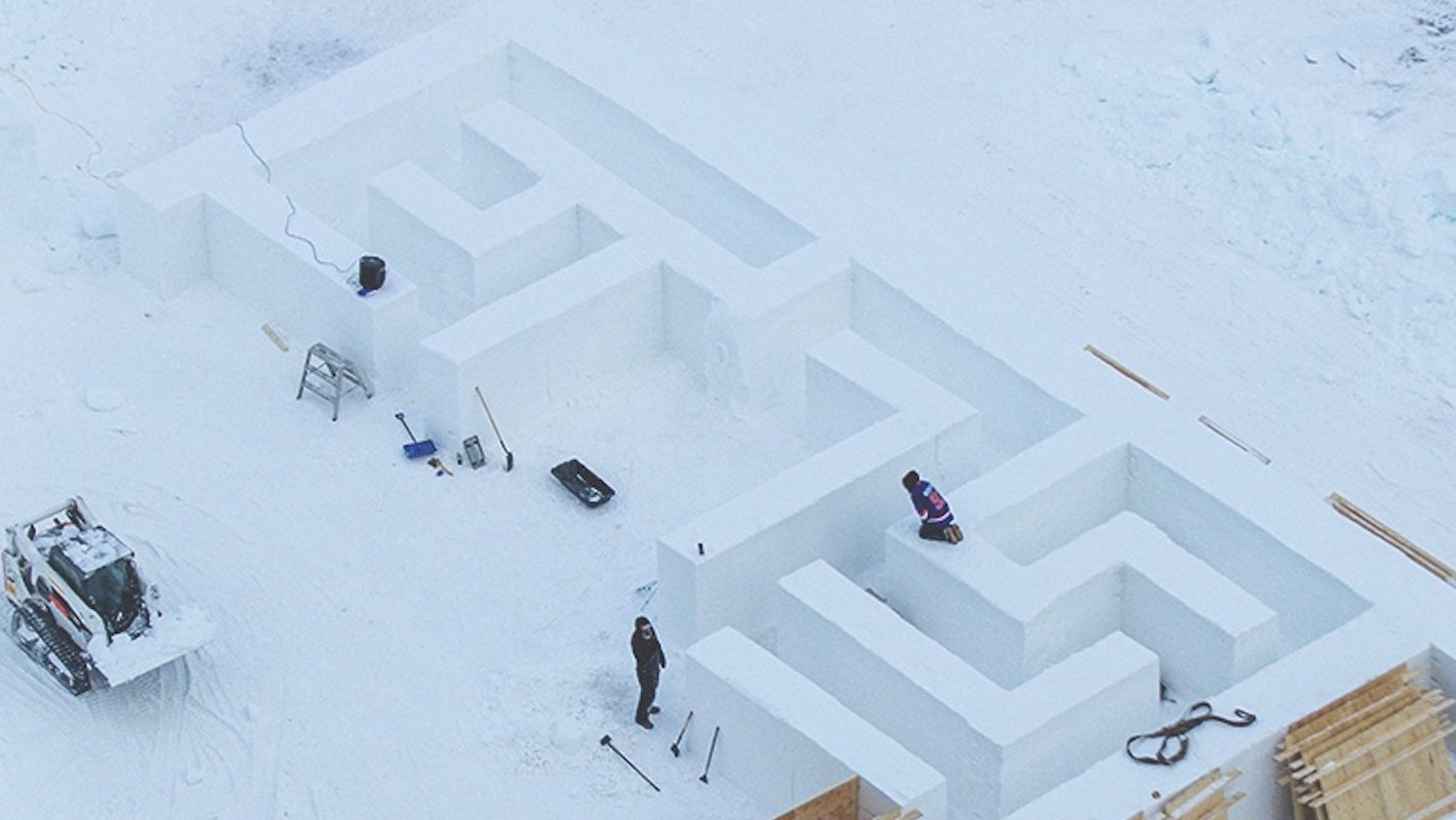 Ice District snow maze opening Christmas Eve - CityNews Edmonton