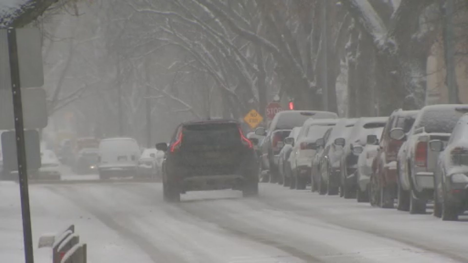 Wet, spring snow in Edmonton expected to continue until Friday ...