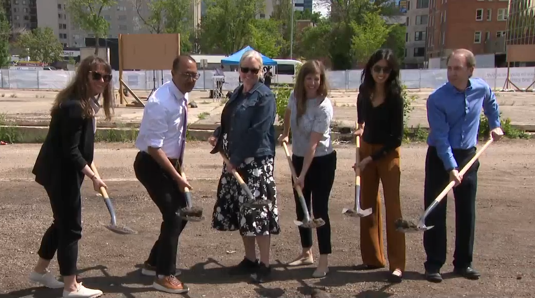 Construction begins on downtown Edmonton’s Warehouse Park