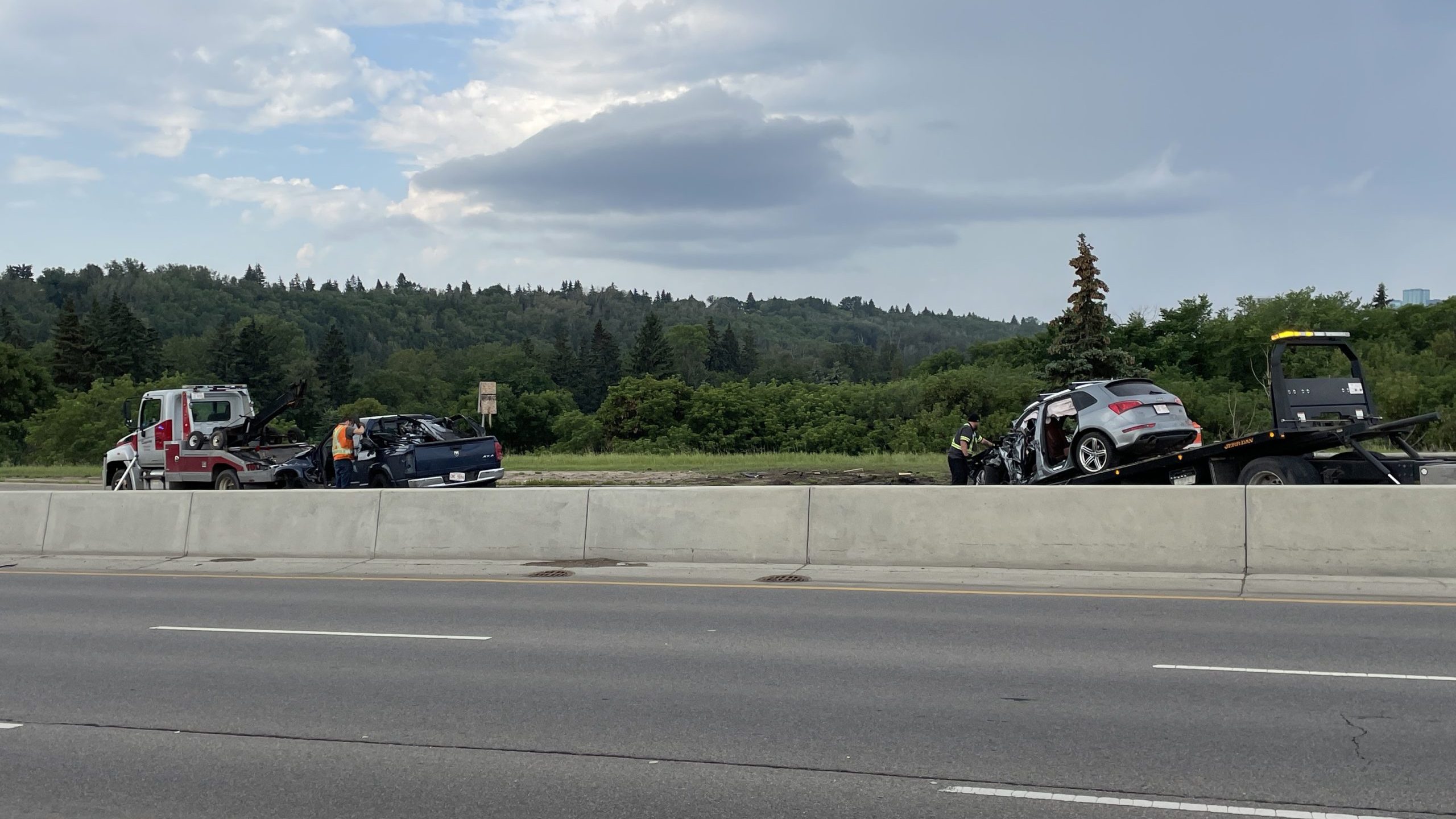 Charges laid in fatal wrong way crash on Edmonton bridge in June