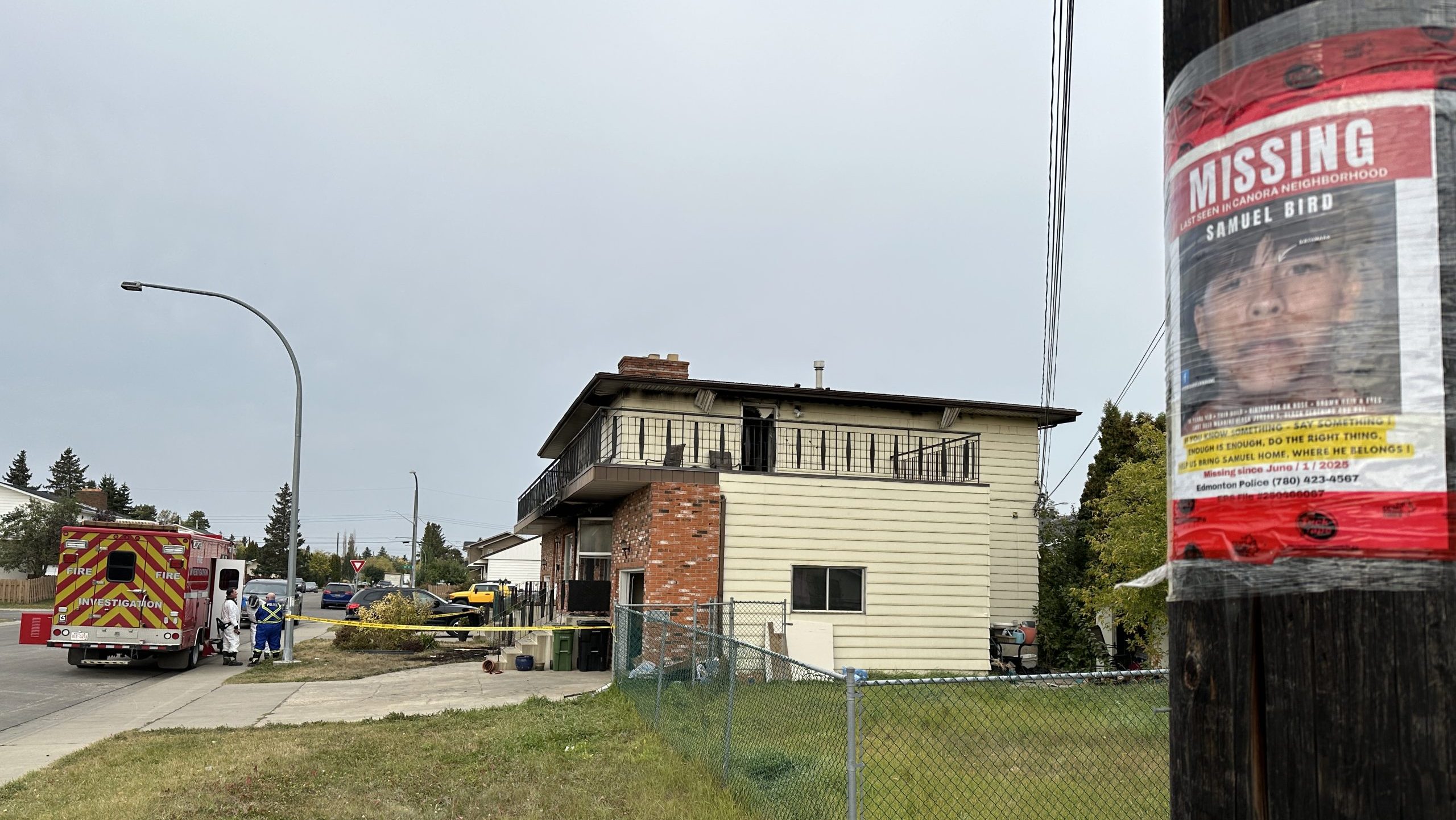 Fire at west Edmonton duplex linked to Samuel Bird case suspicious, EPS ...