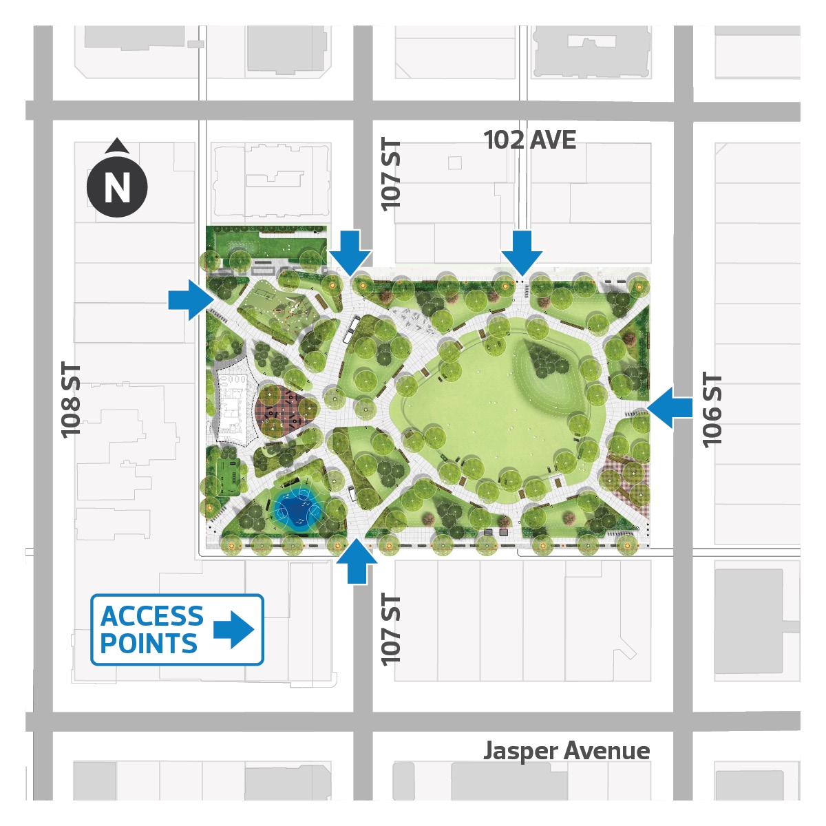 New public park opens in downtown Edmonton - CityNews Edmonton