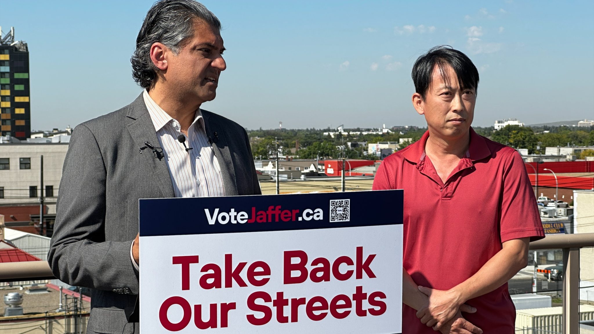 Edmonton mayoral candidate Jaffer promises to increase policing