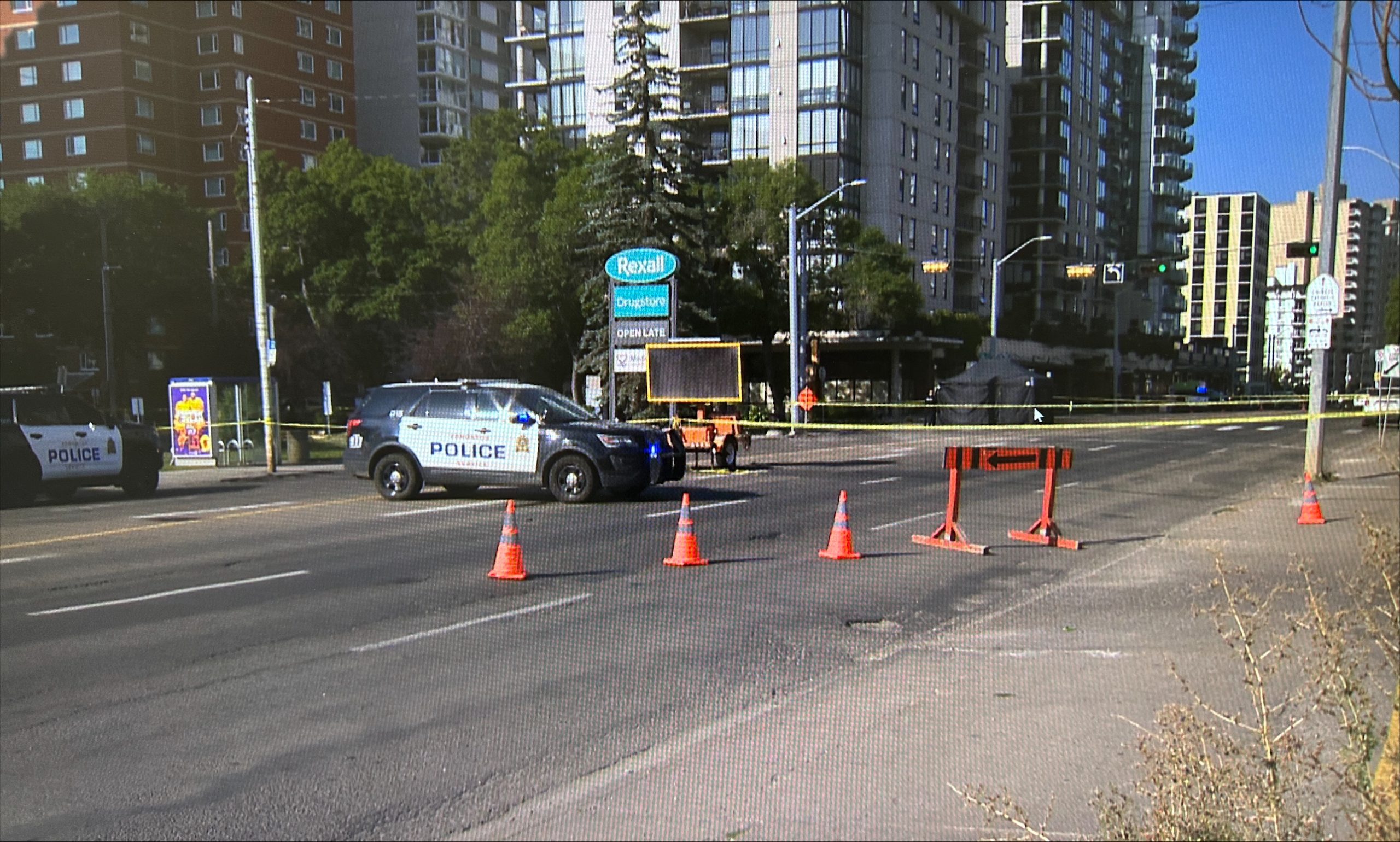 Woman found dead in SUV west of downtown Edmonton