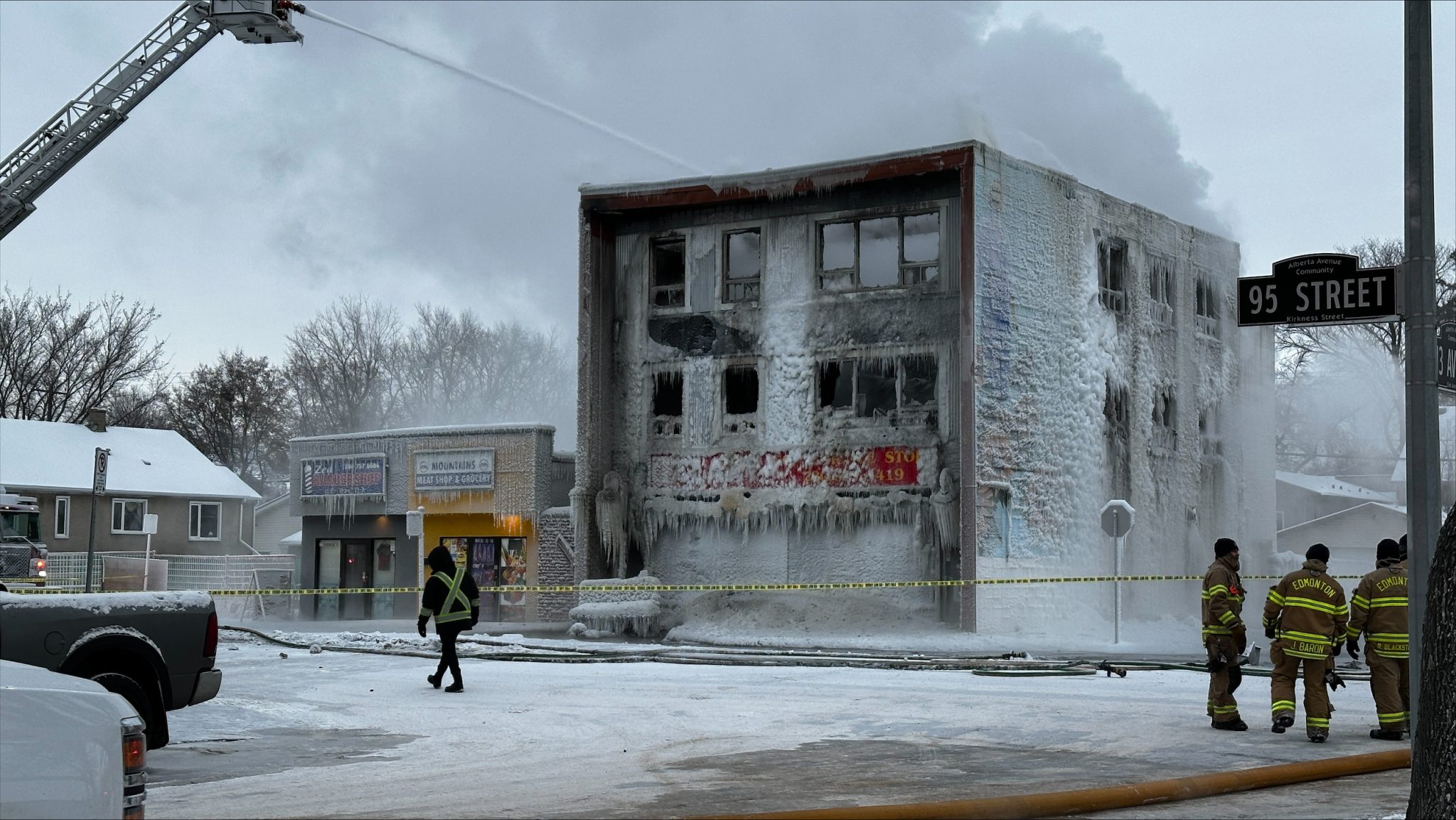 Firefighters battle overnight blaze in North Central Edmonton ...